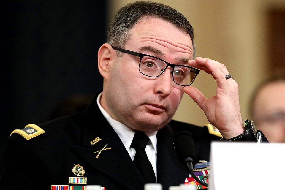Impeachment hearings: Republicans lash out at Army Lt. Col. Alexander ...
