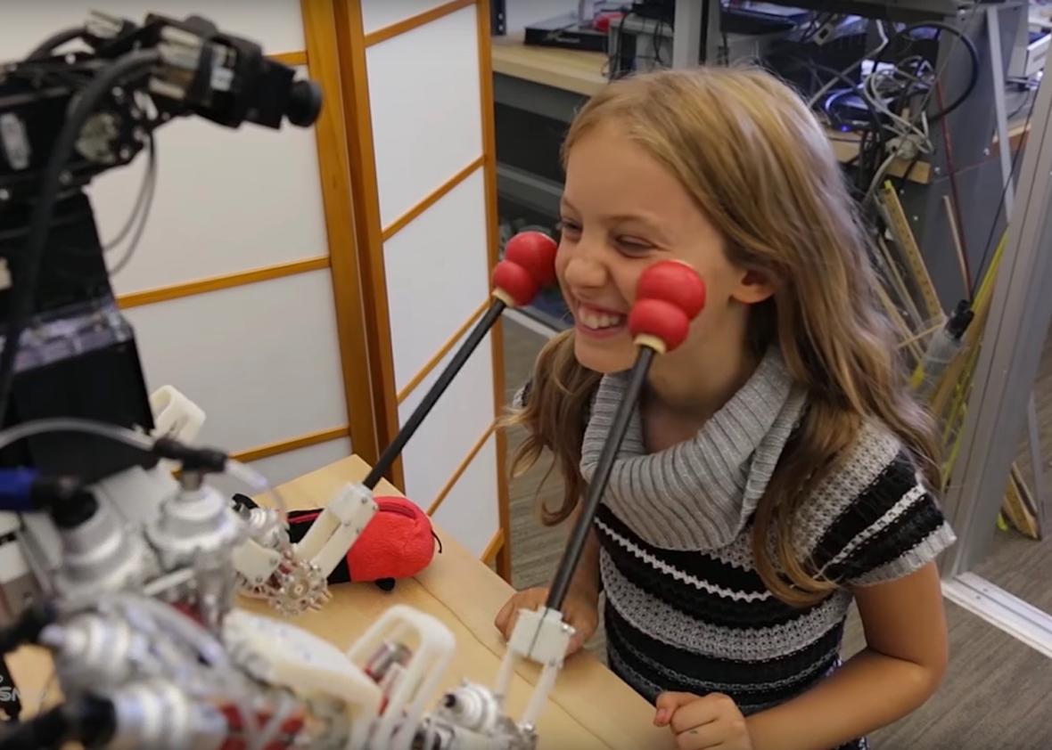 Disney research develops a new child-safe robot (VIDEO).
