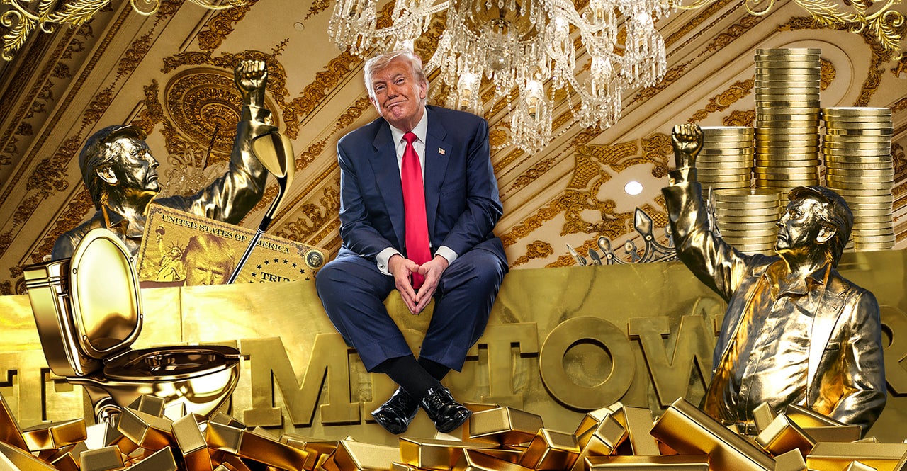 Trump gold: One obsession says more about the president than any other.