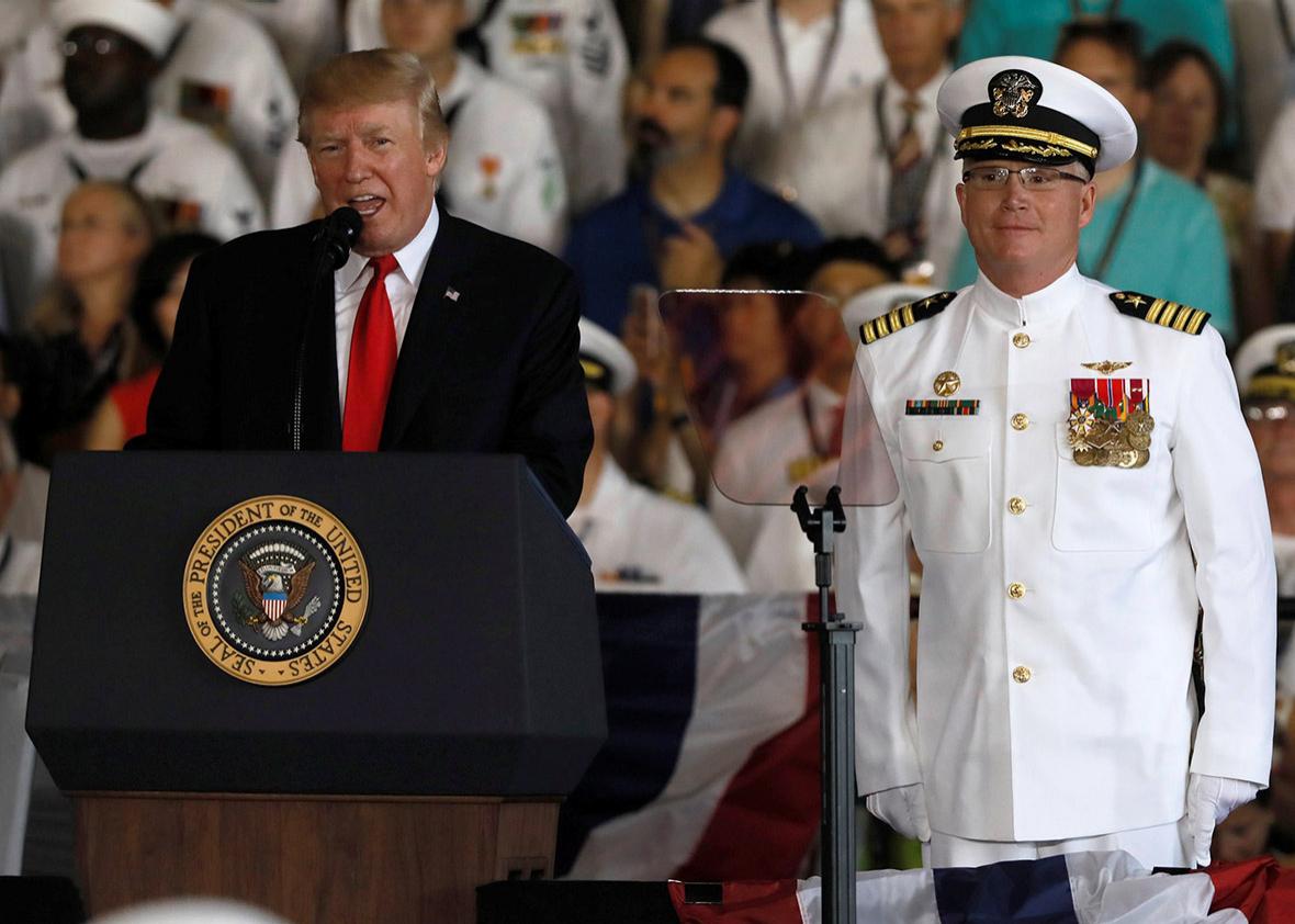 Trump is ordering service members to support the Republican agenda.