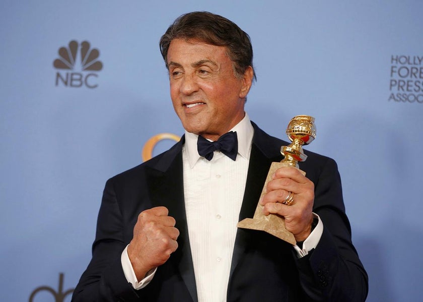 In Sylvester Stallone's Golden Globe speech, the Creed star thanks ...