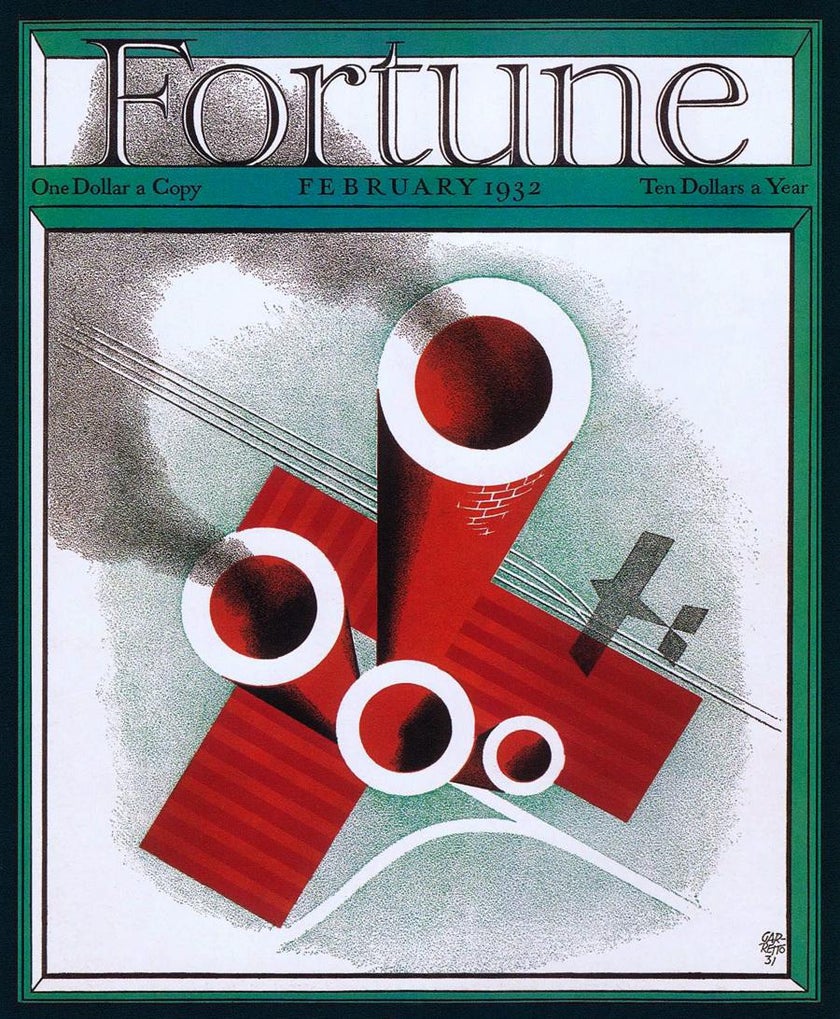 Beautiful covers from Fortune Magazine in the 1930s