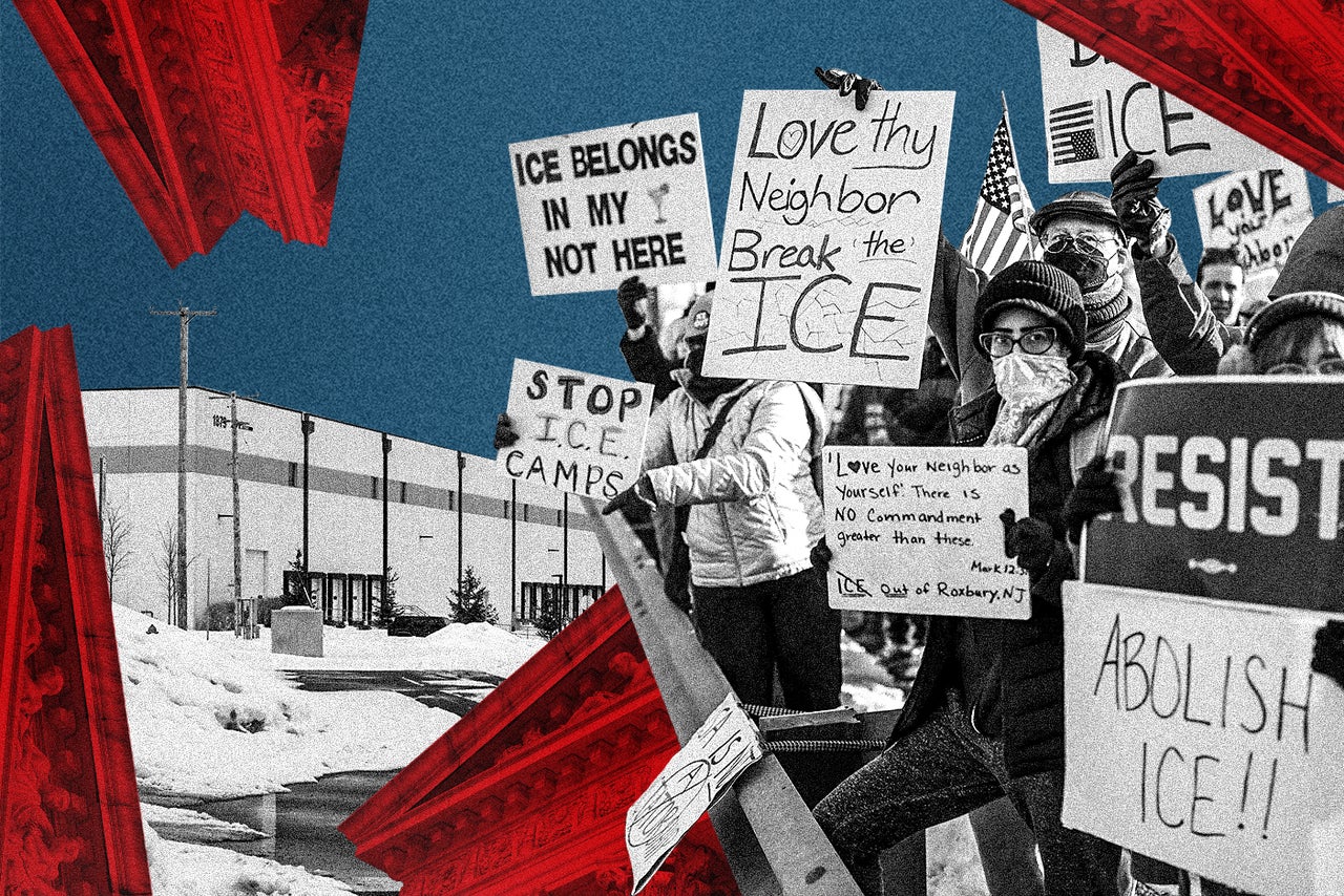 I went to one of Trump's mass deportation warehouses. It was eerie.