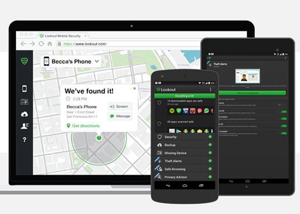 Lookout's mobile security suite now includes thefties taken remotely ...