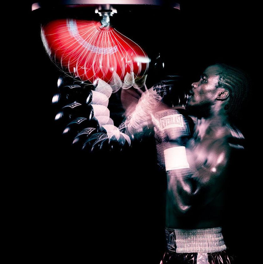 At the Fights: photo book of professional boxing both in his studio and ...