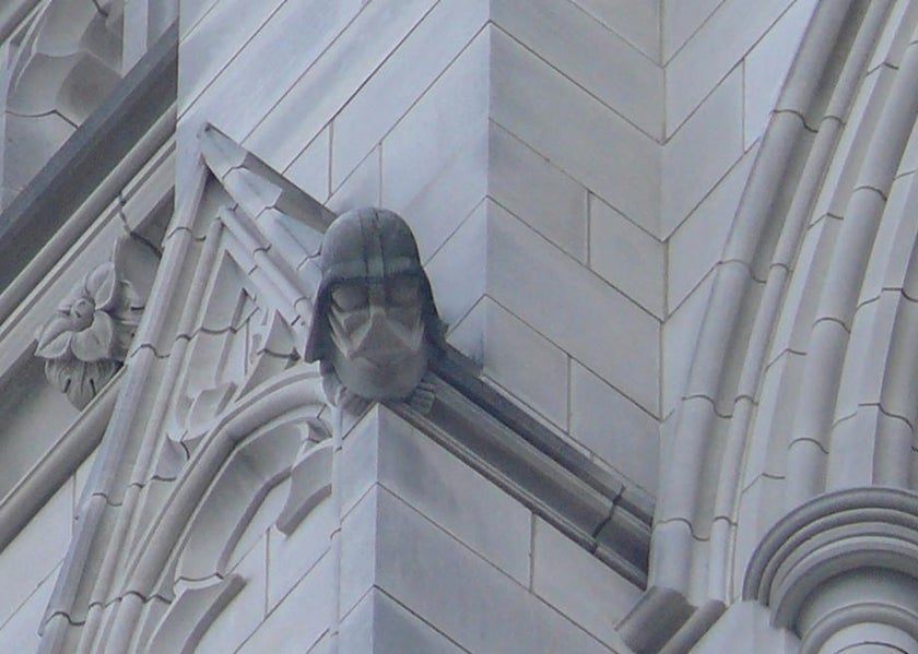 Pop-culture and modern grotesques and gargoyles in Gothic architecture