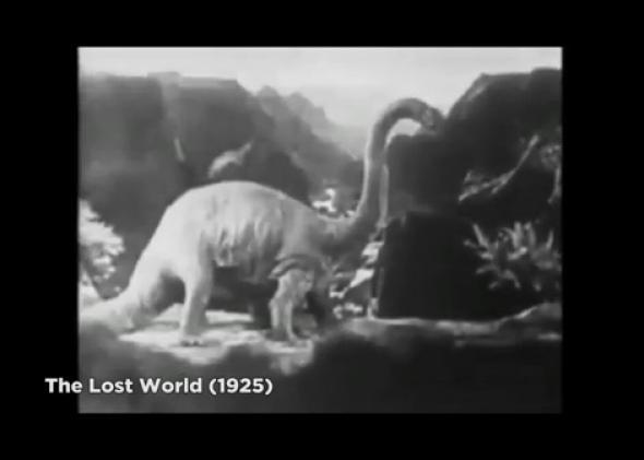 Evolution of movie dinosaurs supercut: cinema's prehistoric creatures ...