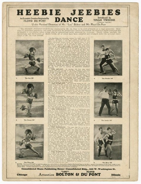 Heebie Jeebies: A word coined by cartoonist Billy DeBeck became a dance ...