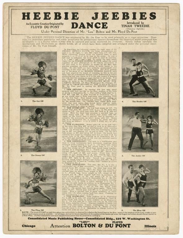 Heebie Jeebies: A word coined by cartoonist Billy DeBeck became a dance ...