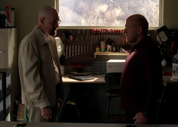 Breaking Bad garage scene: Funny video edits Walt and Hank showdown ...