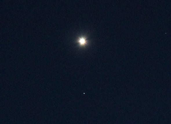 Planets: Venus Uranus and Mars after sunset tonight.