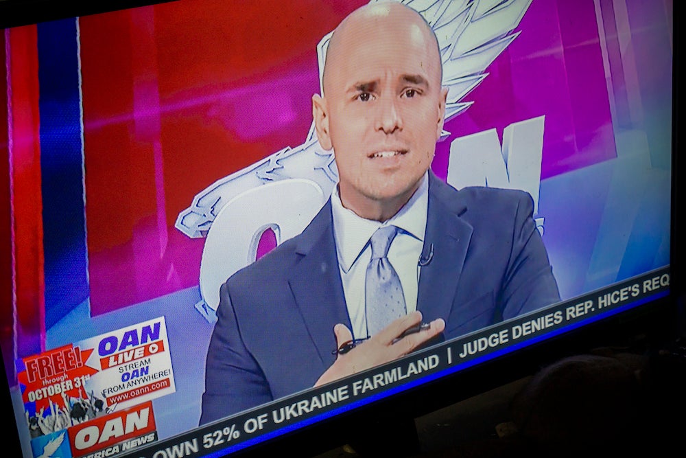 Farewell to OAN, the network for loons and the president they loved.