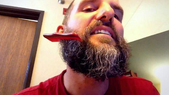 “Magic Beard” video: Man shaves beard listening to Slate Political ...