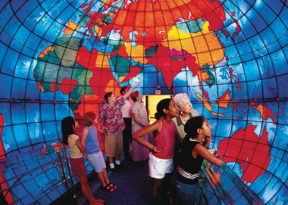 See the inside-out world in perfect scale at the Mapparium in Boston's ...
