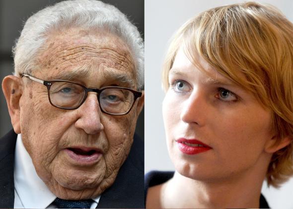 Harvard revokes Chelsea Manning fellowship, no word on Kissinger honors.