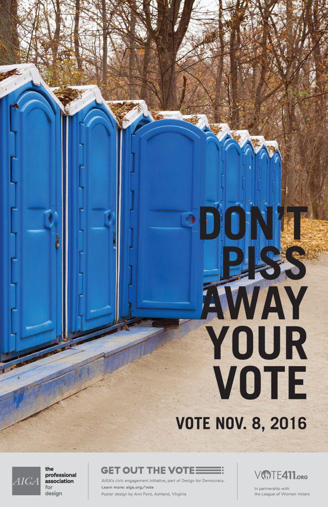 AIGA’s Get Out the Vote campaign features free downloadable posters ...