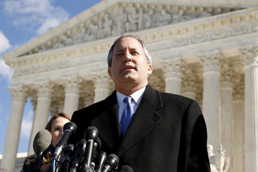 Texas AG Ken Paxton, under FBI investigation, asks the Supreme Court to ...