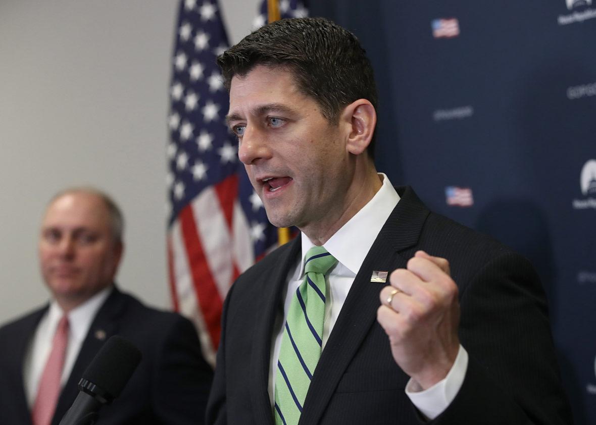 Moderate Republicans are literally hiding from their Trumpcare votes.