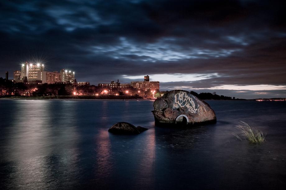 Liminal spaces: Photographs of areas where city meets nature.