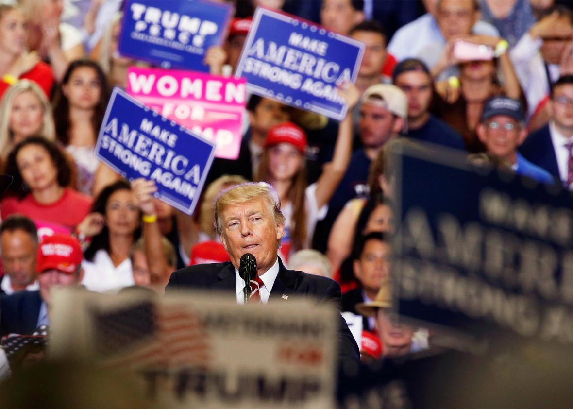 Trump’s Phoenix rally was an embarrassing therapy session.