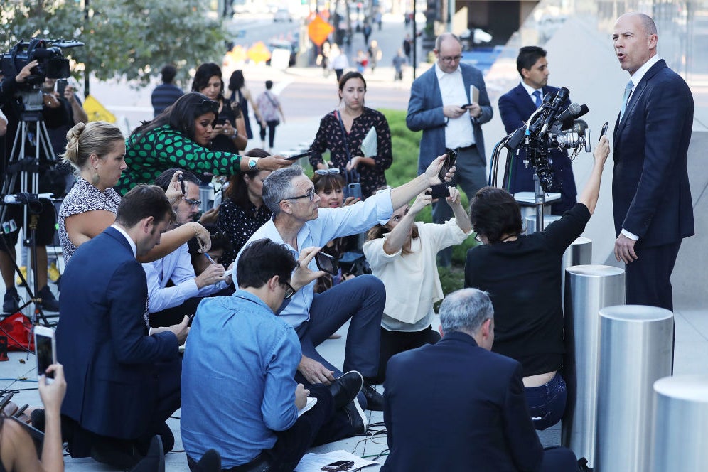 Michael Avenatti using Julie Swetnick case for self-promotion.