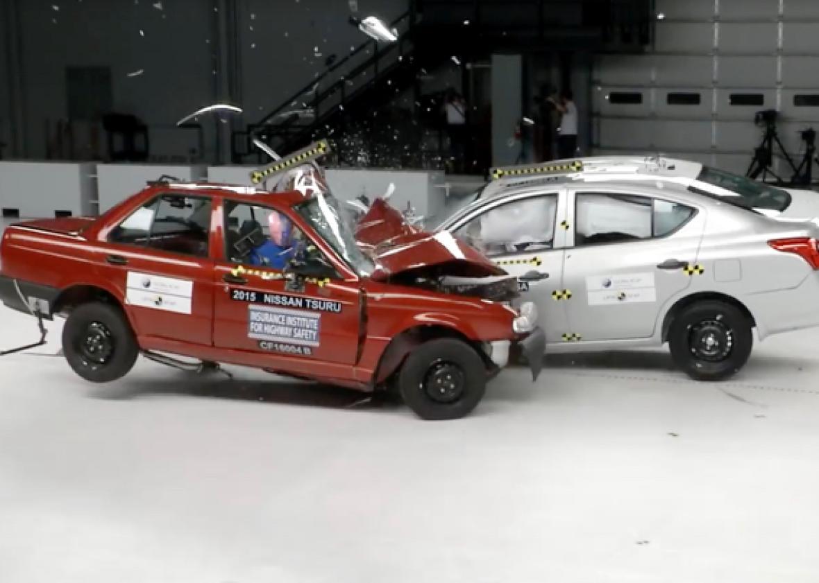 Car safety regulations visualized in different countries (VIDEO).