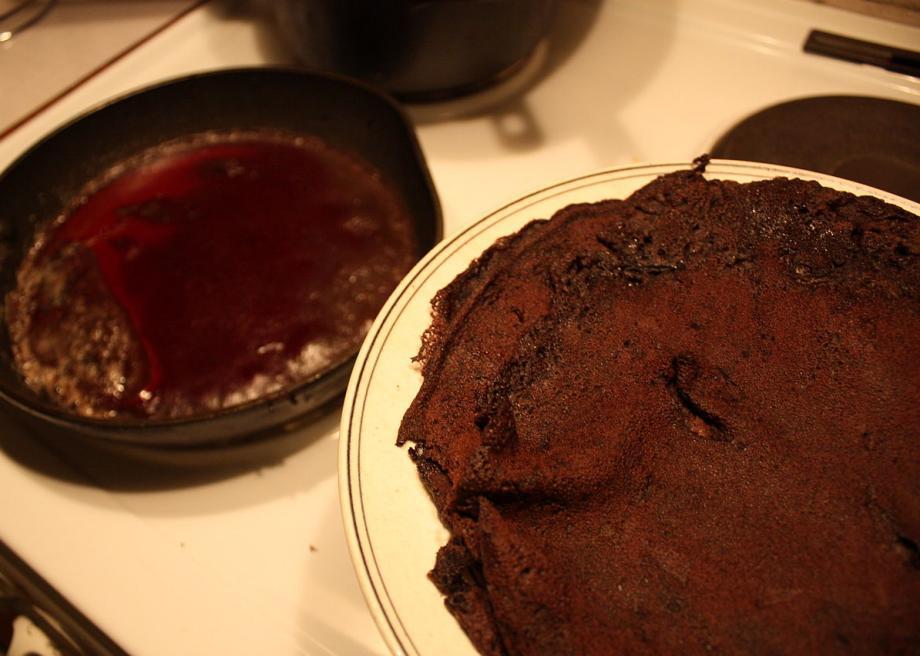 Blood pancakes are exactly what they sound like: a flapjack made with ...