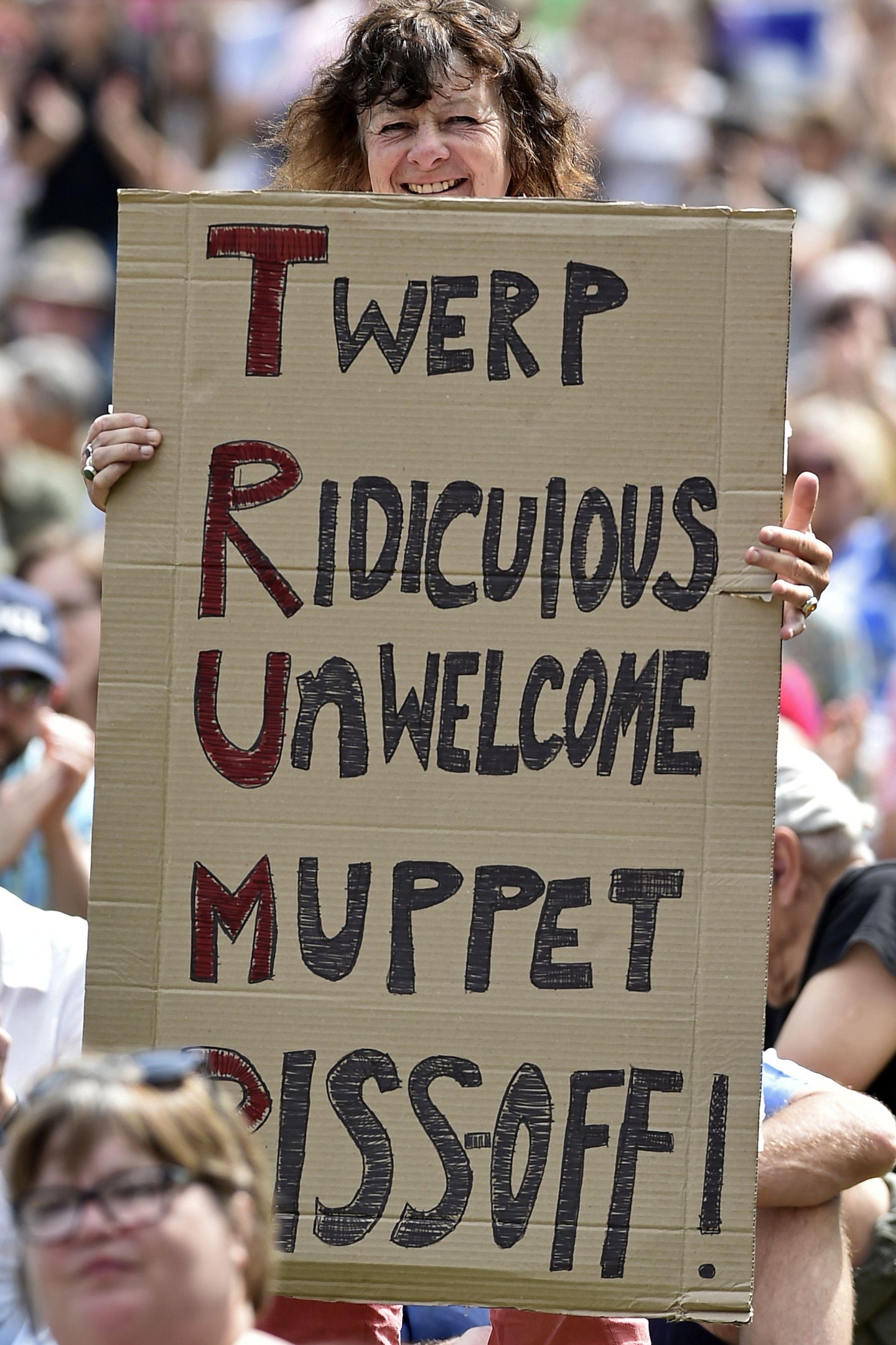 The best signs from the anti-Trump protests in Scotland.