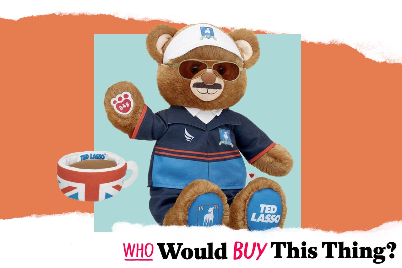 Ted Lasso bear: I have one big question about this thing.
