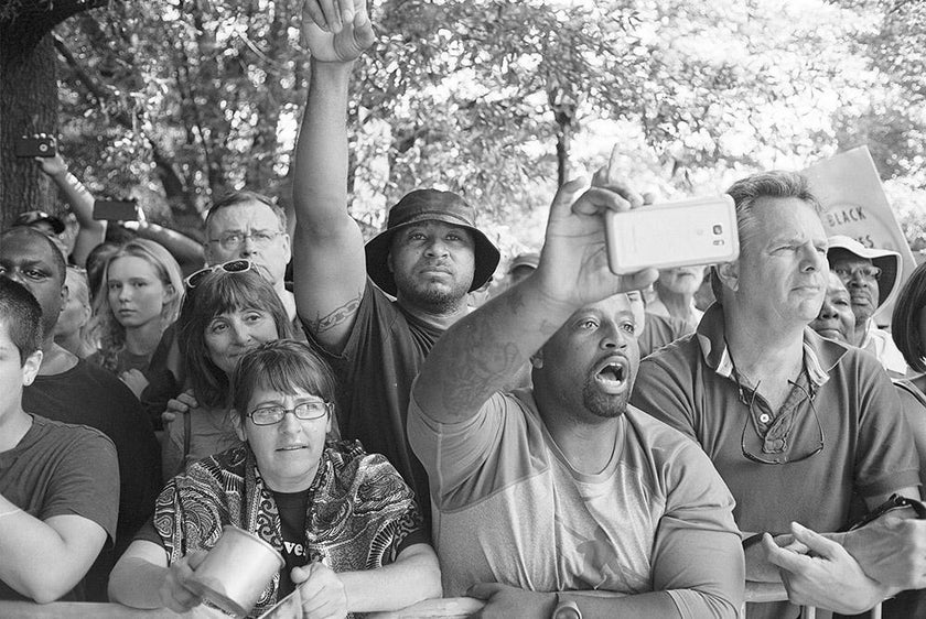 Photos from the Charlottesville KKK rally.