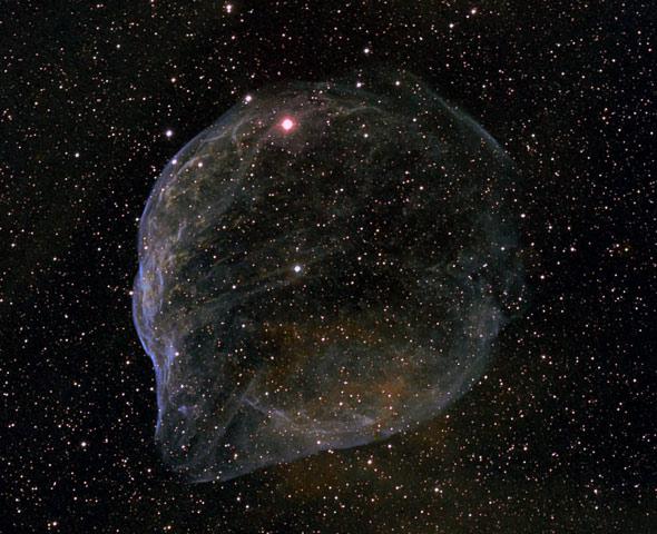 Sharpless 2-308: A cosmic bubble from a galactic monster.