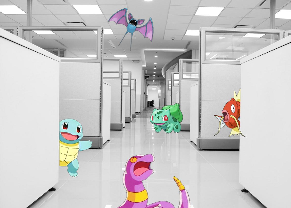When is it OK to play Pokemon Go at work?