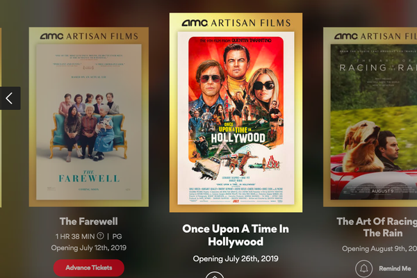 AMC promoting low- and midbudget films with "Artisan Films" program.