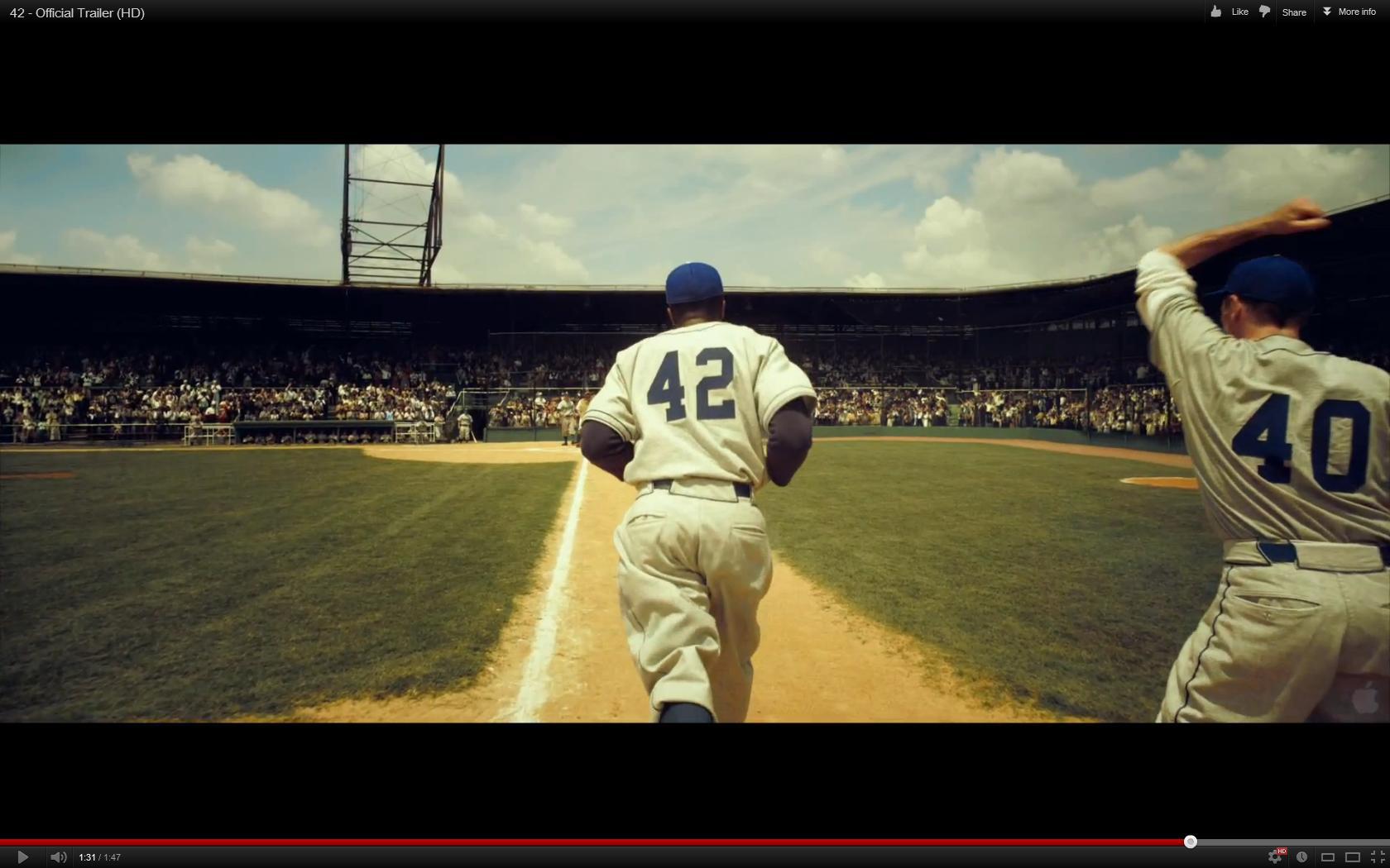 42 Jackie Robinson Movie Wallpaper