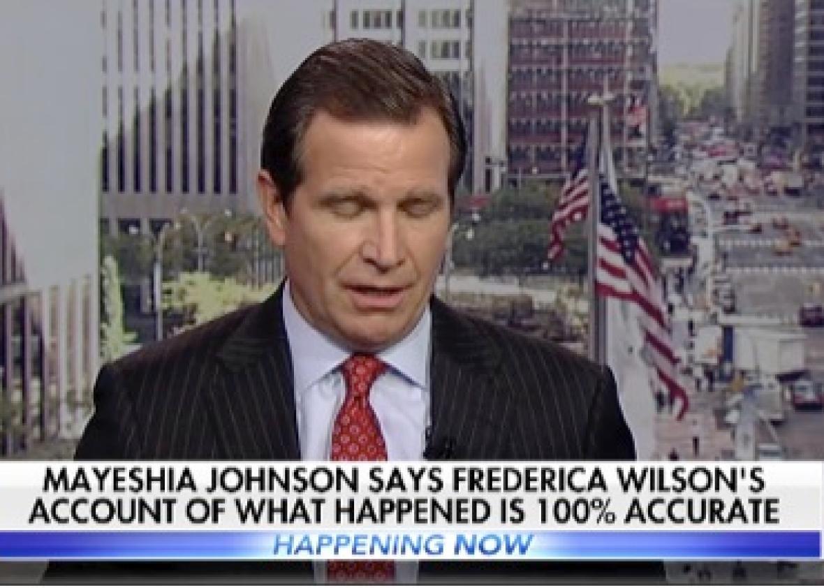 The Fox News chyron sure does not know how to spell Myeshia Johnson’s name.