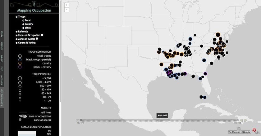 Some neat digital history projects that were new in 2015.