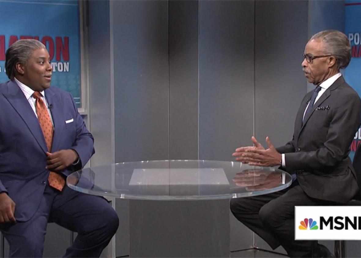 Al Sharpton cameos on Saturday Night Live.