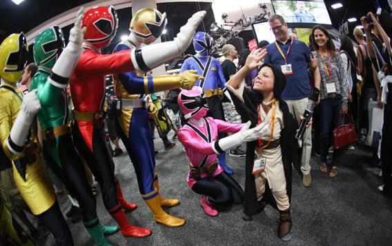 Cosplay and the mating rituals of people dressed up like superheroes.
