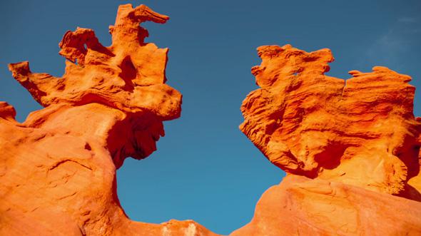Time-lapse: Stunning video of eroded rocks in the American southwest.