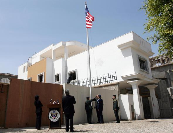 U.S. closes embassy in Libya amidst fighting.