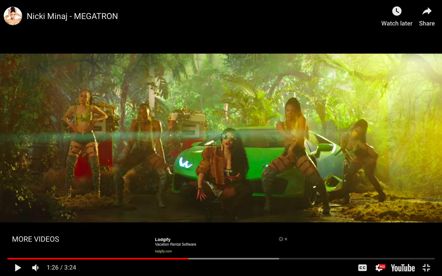 Nicki Minaj's new video "Megatron" is not about Transformers
