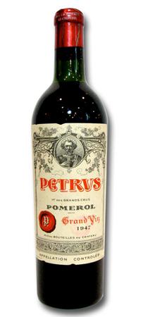 Wine critic Mike Steinberger tries a '47 Petrus in awkward company.