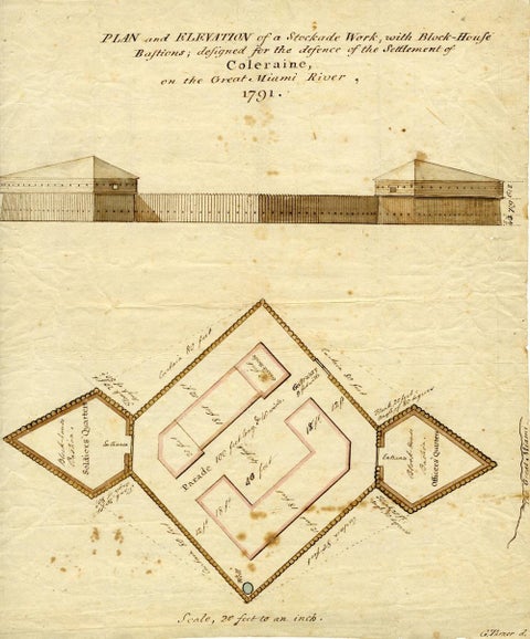 History of fortifications: British forts in the American colonies.