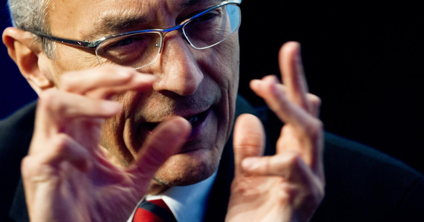 John Podesta and the imperial presidency.