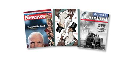 What's worth reading in Newsweek, The New Yorker, the Weekly Standard, etc.