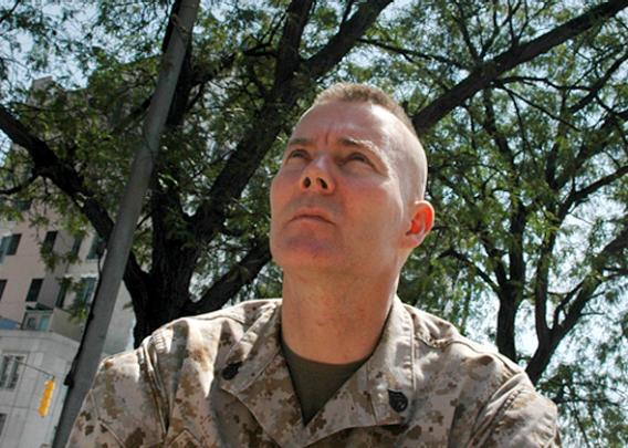 The Marine who found two WTC survivors.