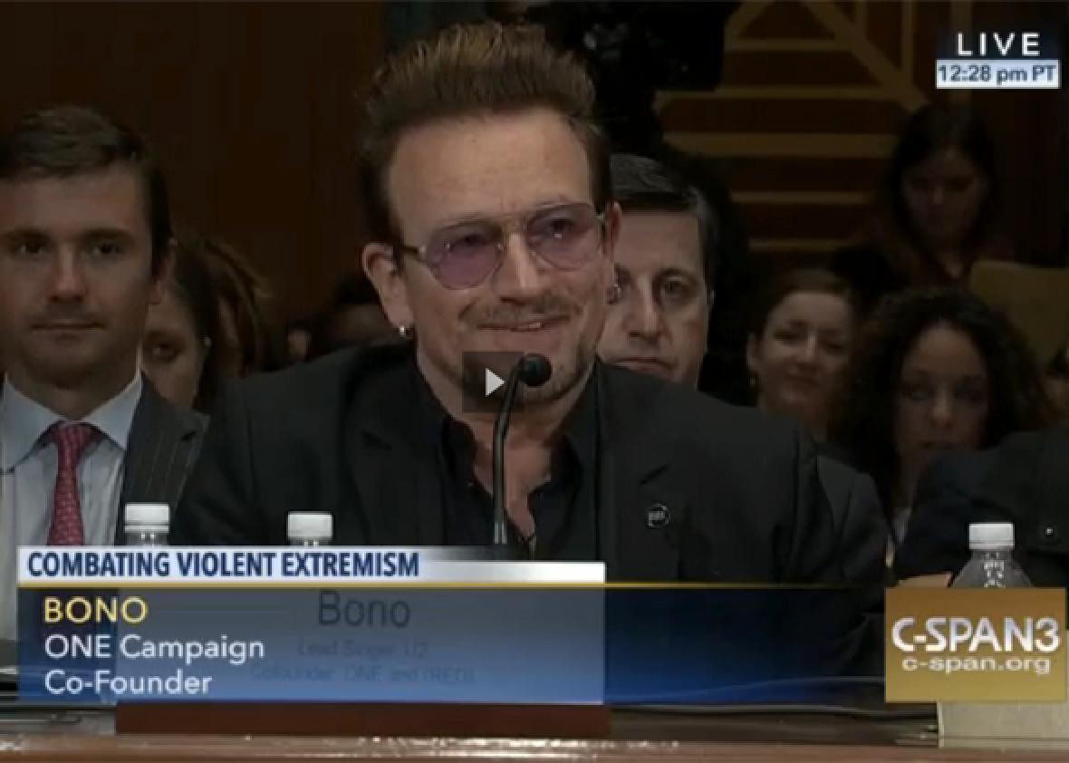 Bono wants comedy stars to fight ISIS.