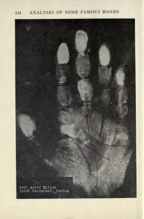 History of palm-reading: Josef Ranald's analysis of FDR Hitler and ...