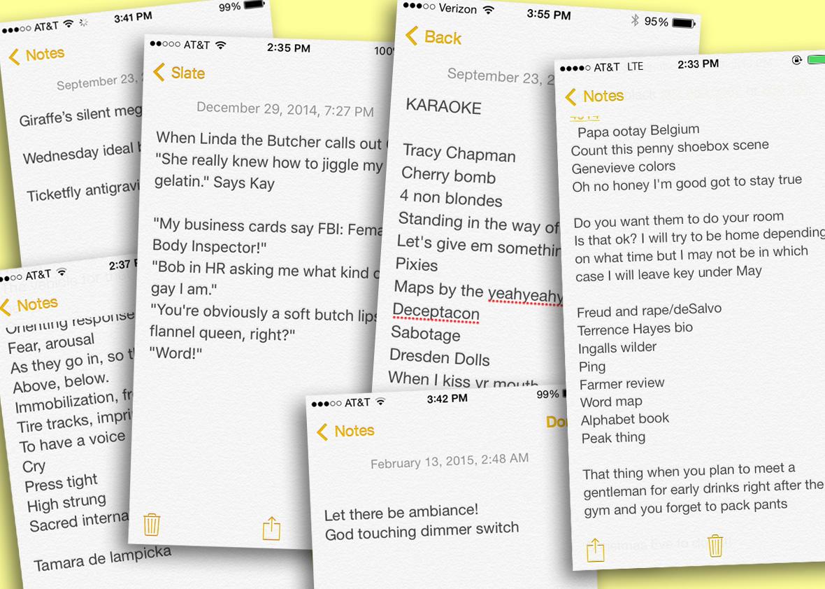 Apples Notes App The Best And Strangest Uses We Could Find Including Sex Lists 