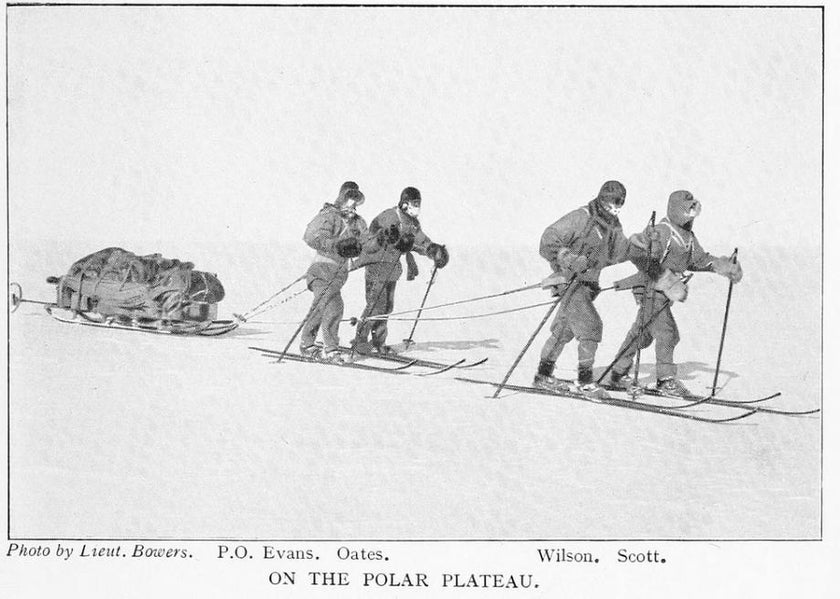 Completing Scott’s South Pole expedition in Antarctica.